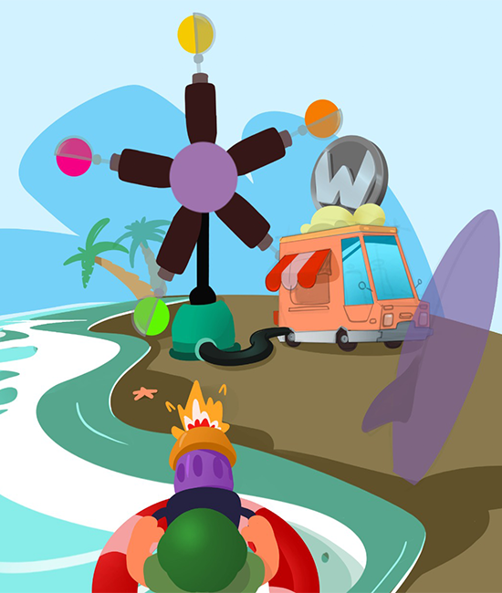 Wheel Ball Game